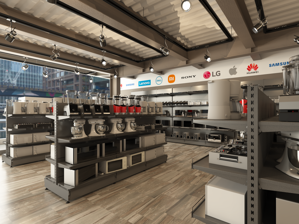 Gondola Shelving and Shopfitting Appliances and Electronics